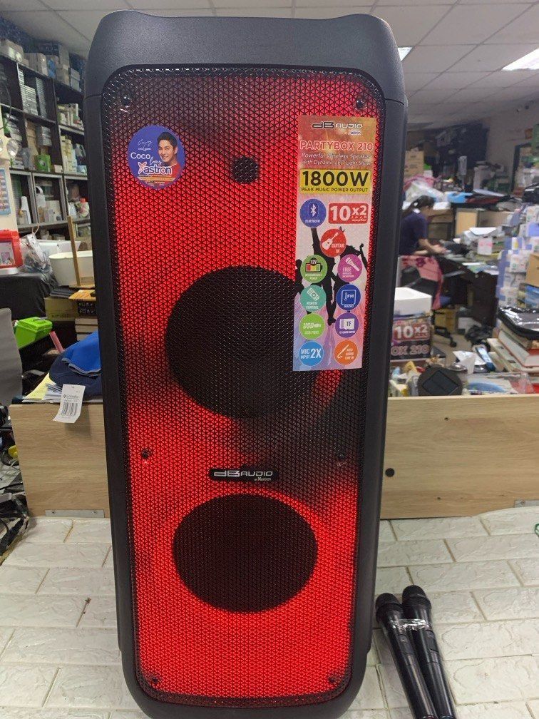 dbaudio Partybox 210 1800watts 10x2 inch woofer 220volts, Audio ...
