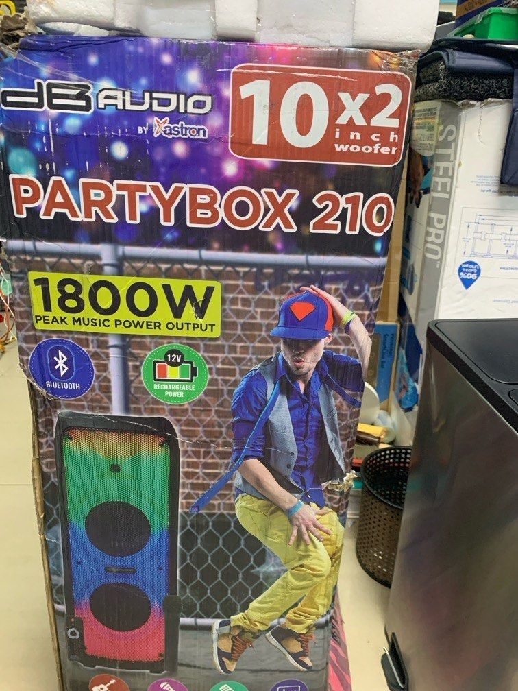 dbaudio Partybox 210 1800watts 10x2 inch woofer 220volts, Audio ...