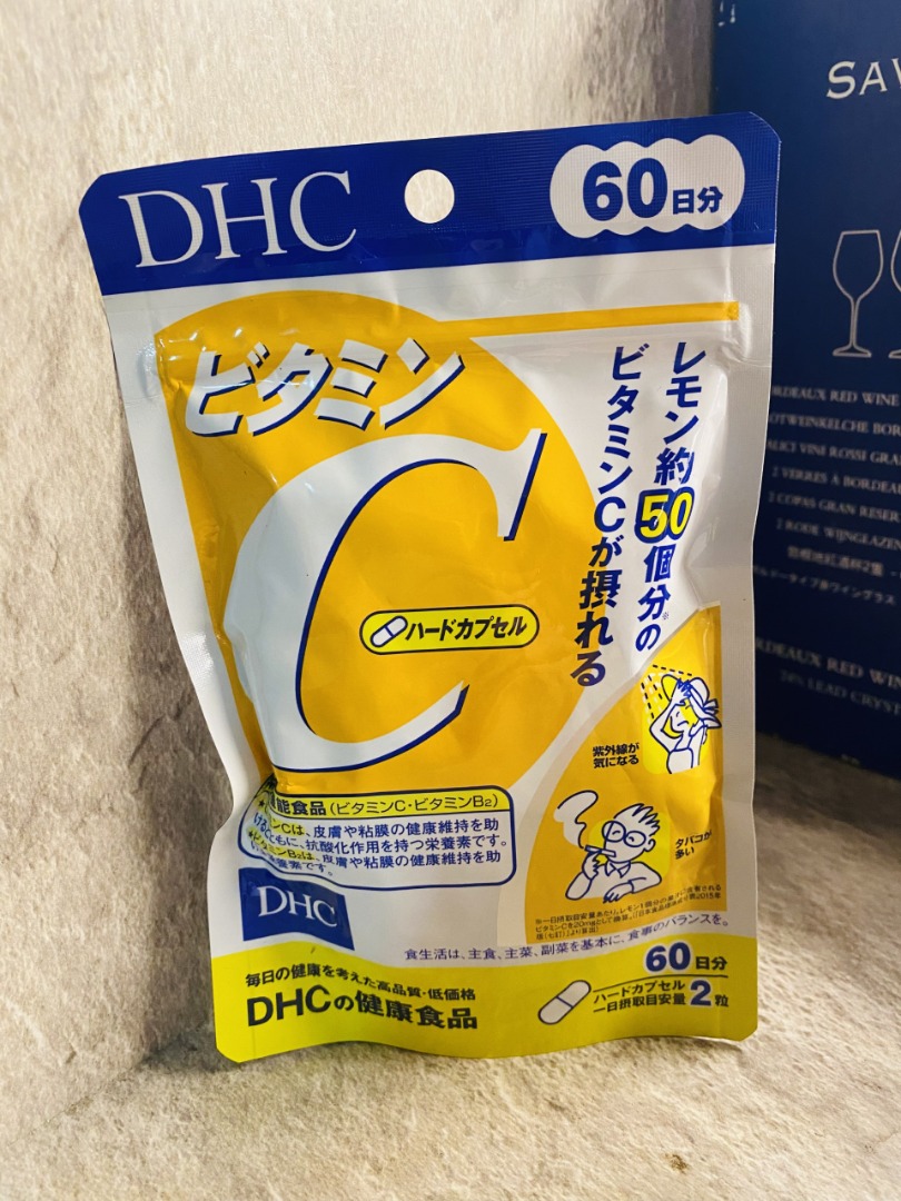 DHC 維他命C 120粒 (60日份量) Vitamin C 60 Days (120 Capsules), 健康及營養食用品, 健康補充品, 健康補充品 - 維他命及補充品 - Carousell