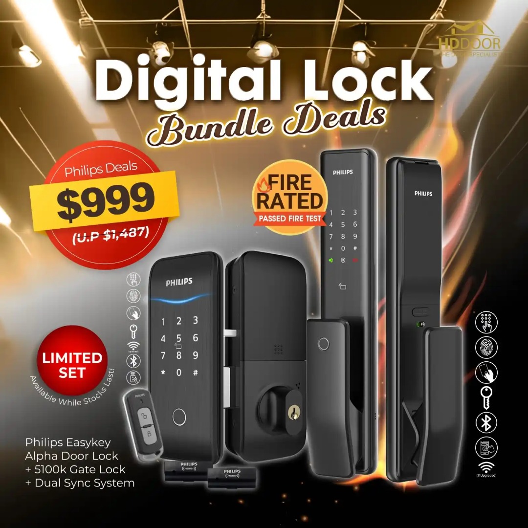 Digital Lock Bundle Deals - Top Brands Best Deals (Hafele, Philips ...