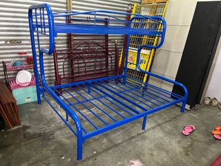 Double Decker Single Size Bed, Furniture & Home Living, Furniture, Bed ...