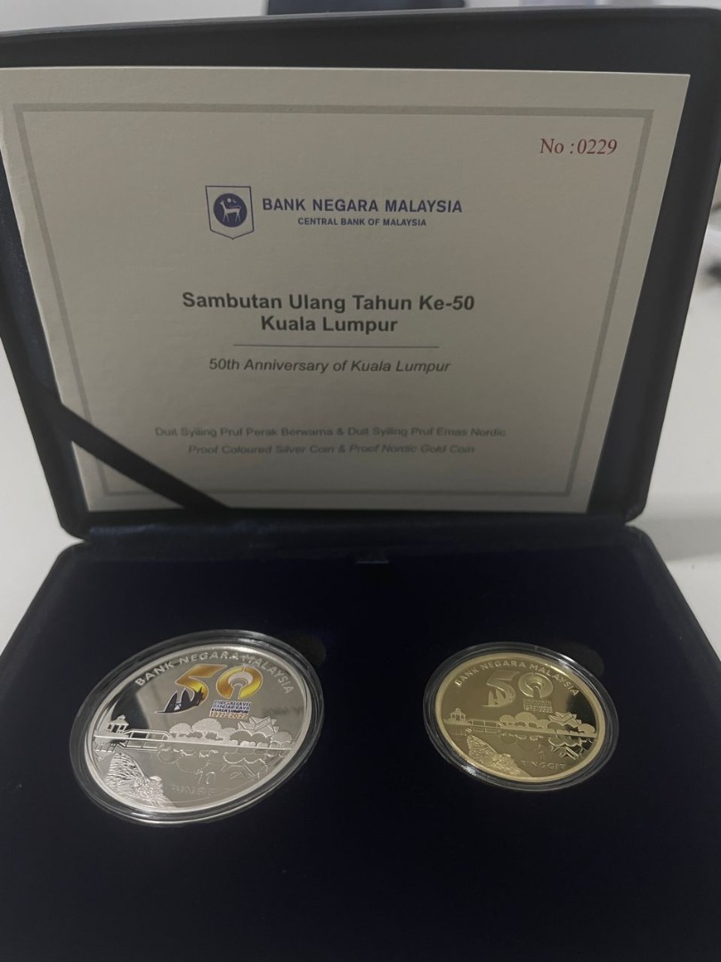 Duit BNM KL50 Tahun Kuala Lumpur #0229, Hobbies & Toys, Collectibles & Memorabilia, Vintage ...