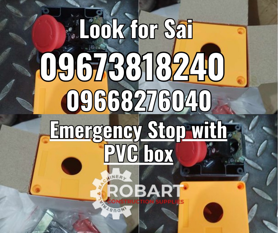 Emergency Stop with PVC Box, Commercial & Industrial, Construction ...