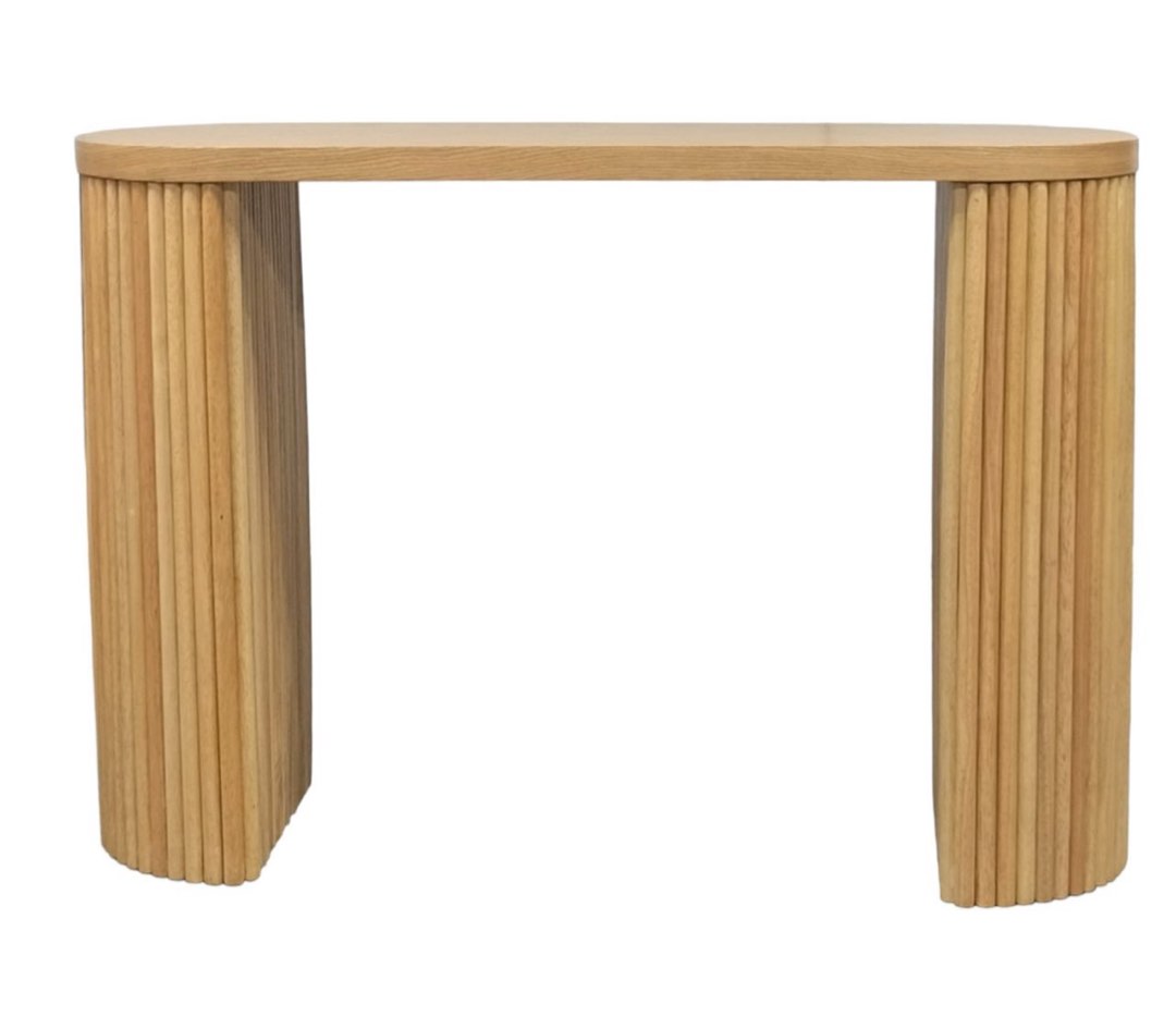 Fluted Console Table, Furniture & Home Living, Furniture, Shelves ...