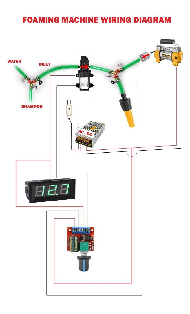 FOAMING VENDO MACHINE with 12V COMPRESSOR and PISONET TIMER (2-IN-1 ...