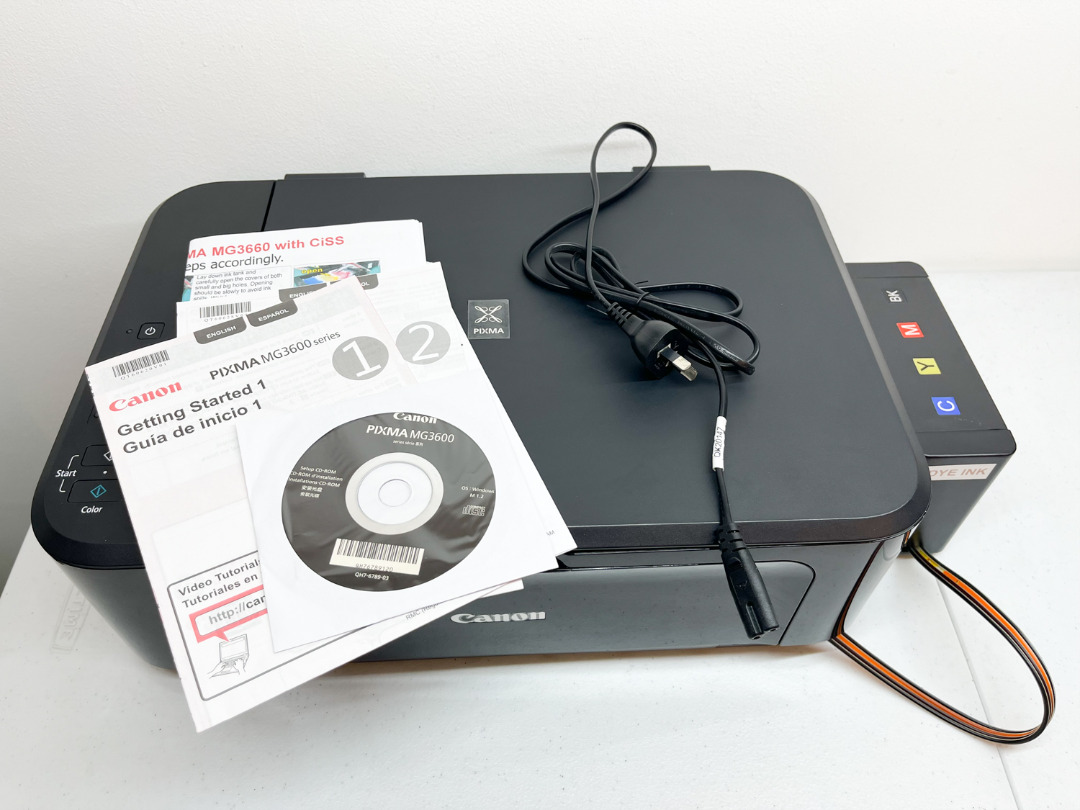 For Sale Used Canon Pixma MG3600 Wireless All-in-One Colored Inkjet ...