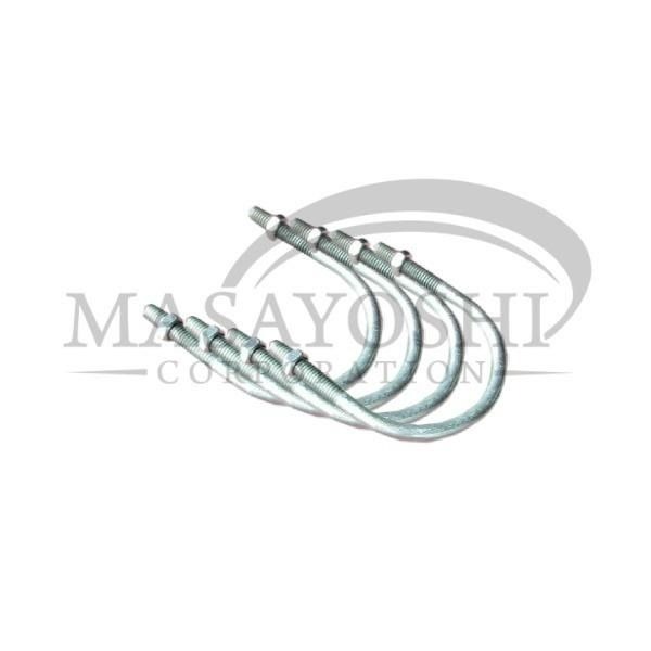 GI U Bolt with Nut 100mm | Galvanized Iron | Clamp | Pipe Clamp ...