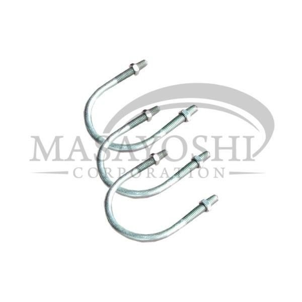 GI U Bolt with Nut 32mm | Galvanized Iron | Clamp | Pipe Clamp ...