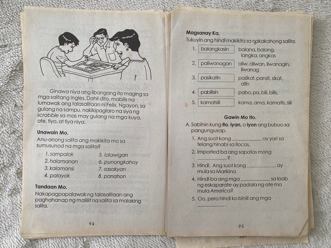 Grade 2 Filipino Worksheets and Learning Pages 115 sheets, Everything ...