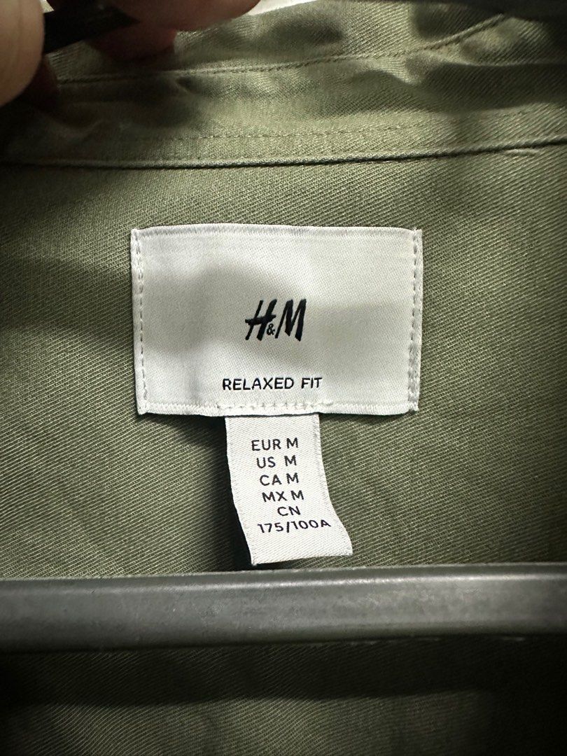H&M military style jacket, Men's Fashion, Coats, Jackets and Outerwear ...