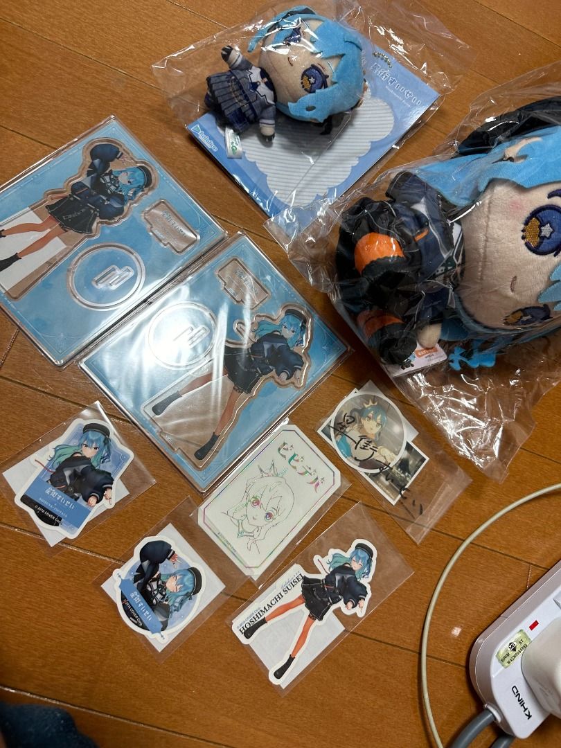 Hololive hoshimachi suisei official pop up store goods stickers standee ...