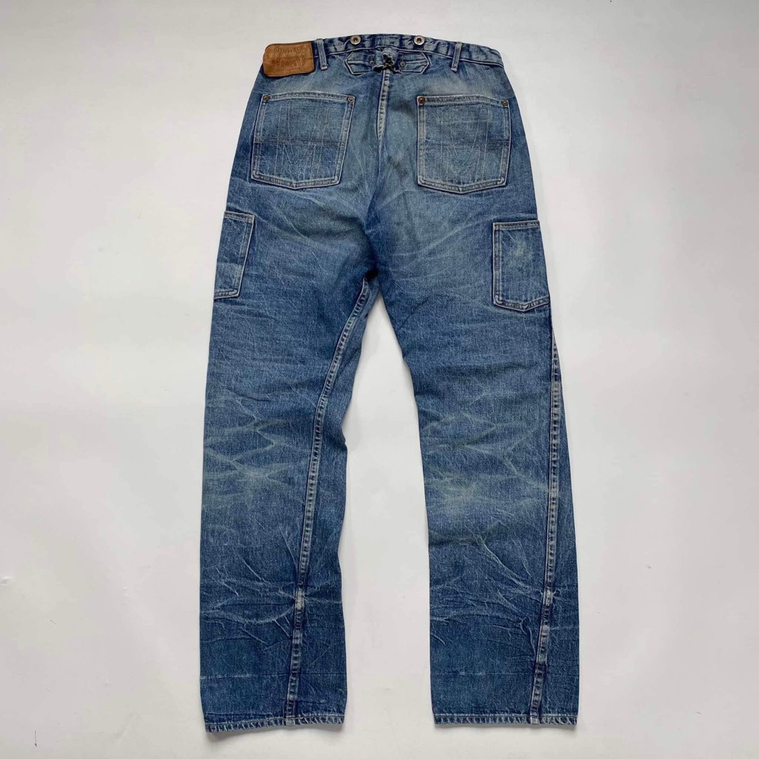 Human Made Damage Pants #003, Men's Fashion, Bottoms, Jeans on Carousell