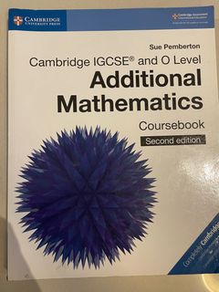 IGCSE Additional Mathematics textbook, Hobbies & Toys, Books ...