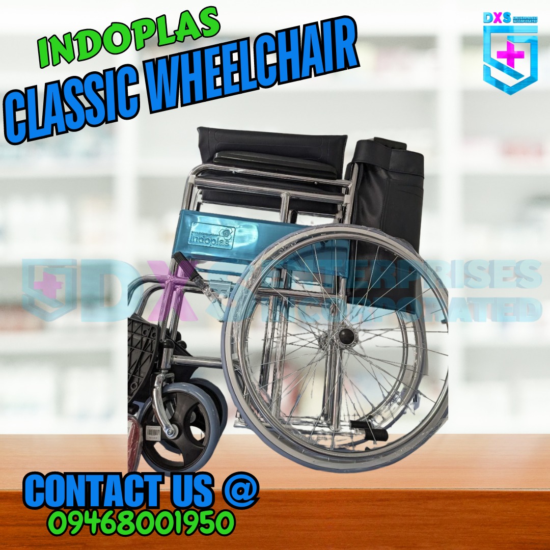 INDOPLAS CLASSIC WHEELCHAIR, Health & Nutrition, Assistive ...