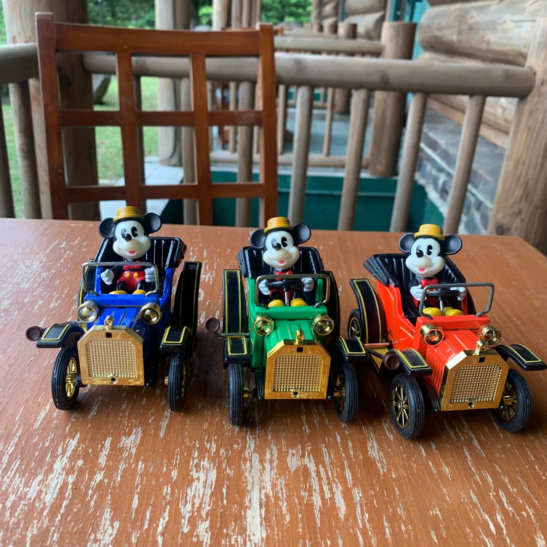 Japan Vintage Mickey Mouse Cars, Hobbies & Toys, Toys & Games on Carousell