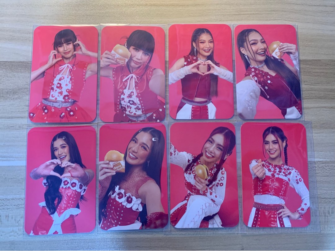 Jollibee Bini Photocard (Jollibini PC) Aiah, Maloi, Colet, Mikha ...