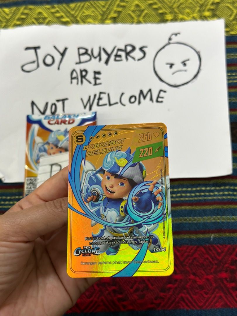 KAD BOBOIBOY, Hobbies & Toys, Toys & Games on Carousell