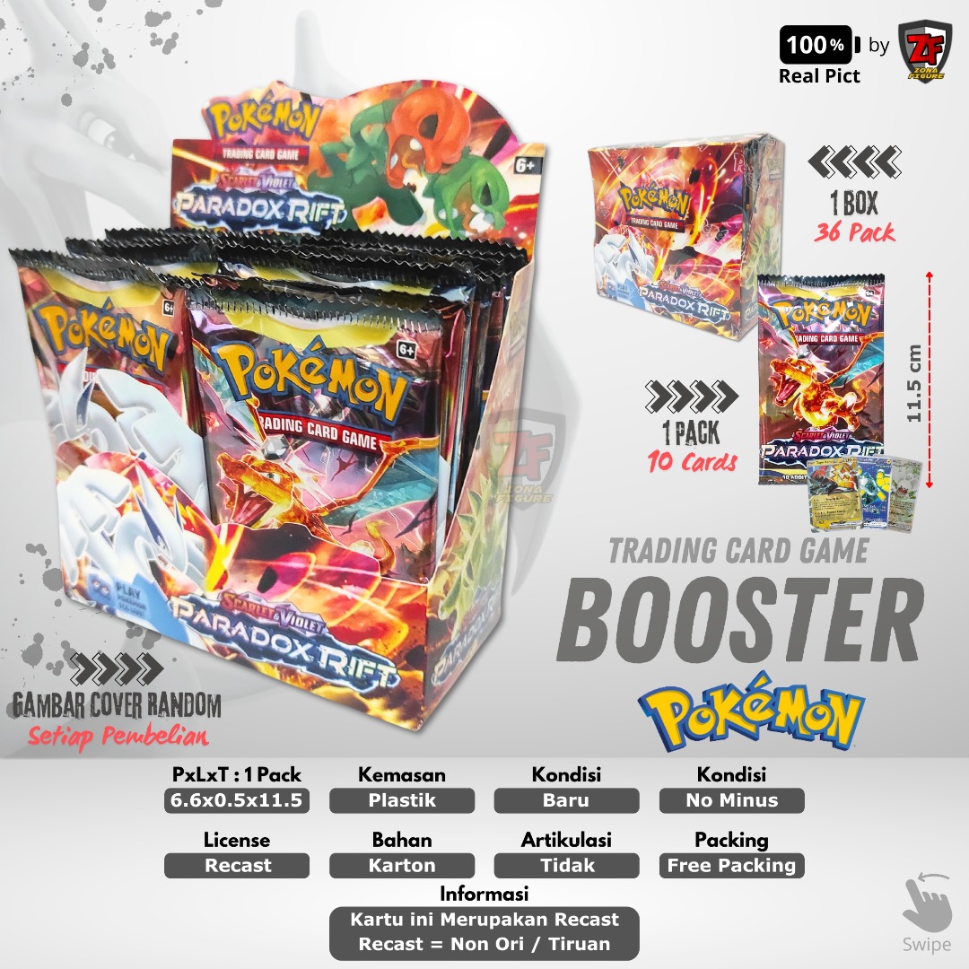 Kartu Pokemon Trading Card Pokemon Booster Pack TCG Pokemon Single Pack ...