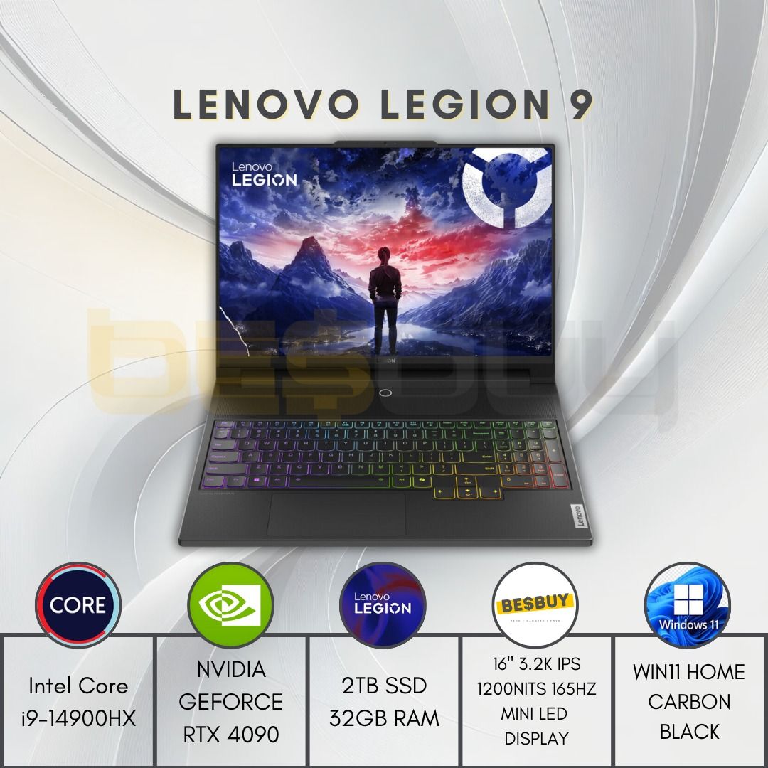 Lenovo Legion 9 | Intel Core i9-14900HX | NVIDIA RTX 4090 [2-3 Weeks ...
