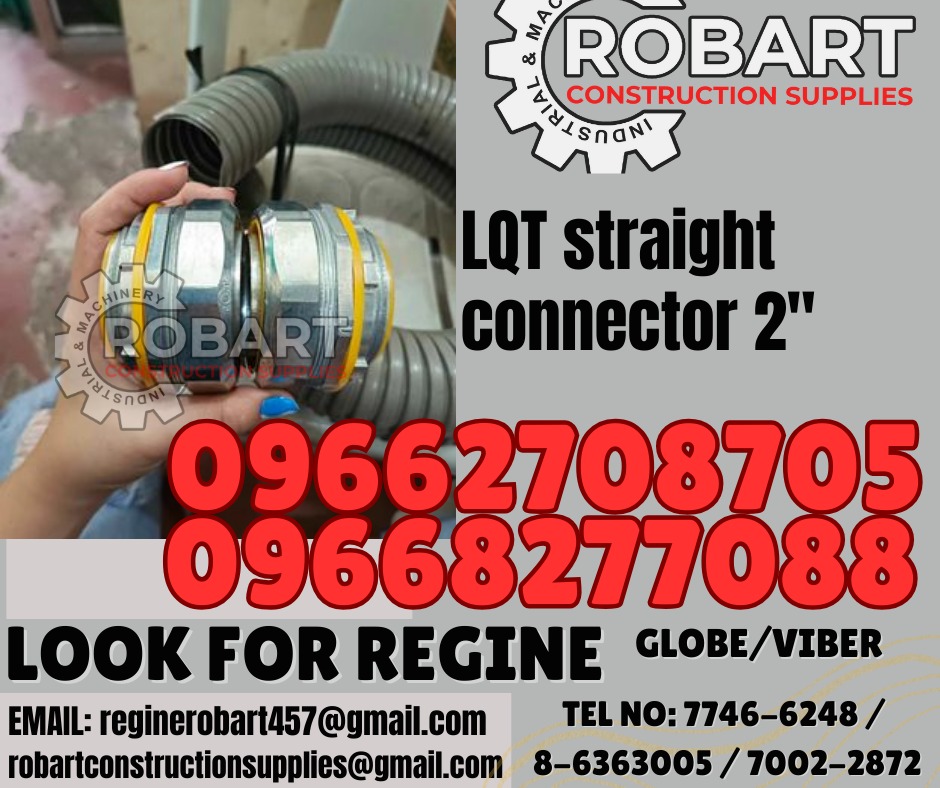 LQT straight connector 2", Commercial & Industrial, Construction Tools ...