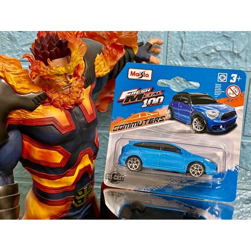 Maisto FORD FOCUS ST Sky Blue Yellow Racing Sports 64 Diecast Car [7cm ...