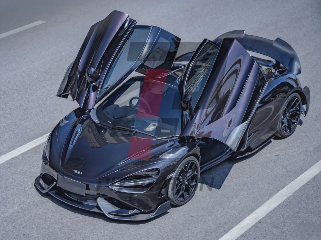 Mclaren 720S Conversion to 765 LT Carbon Fiber Front Bumper And Lip ...
