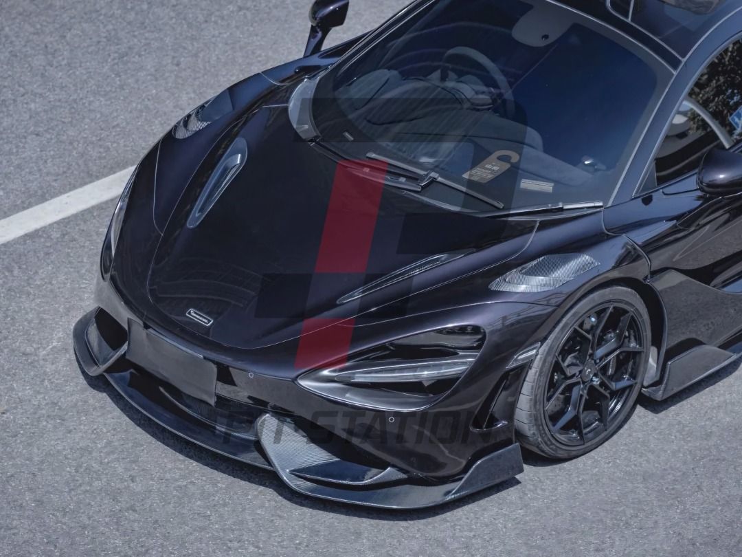 Mclaren 720S Conversion to 765 LT Carbon Fiber Front Bumper And Lip ...