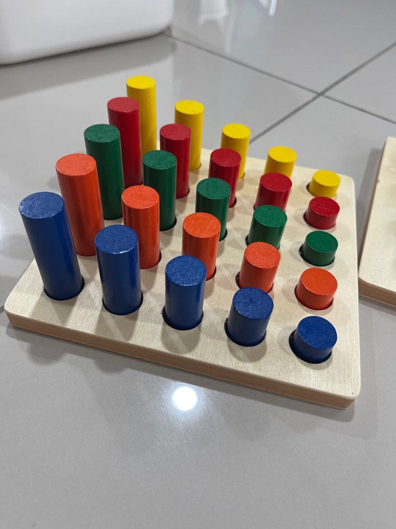 Montessori sorting wooden, Hobbies & Toys, Toys & Games on Carousell