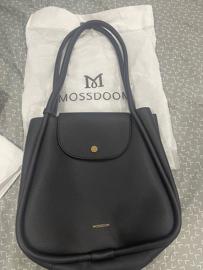 Mossdoom Tote Bag Black, Women's Fashion, Bags & Wallets, Tote Bags on ...