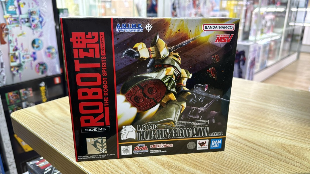 SOLD (N)開封品 Bandai Robot Spirits MS-14C Thomas Cruz's Gelgoog Cannon ...