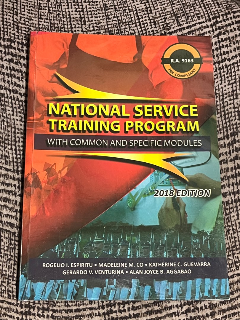 NATIONAL SERVICE TRAINING PROGRAM WITH COMMON AND SPECIFIC MODULES ...