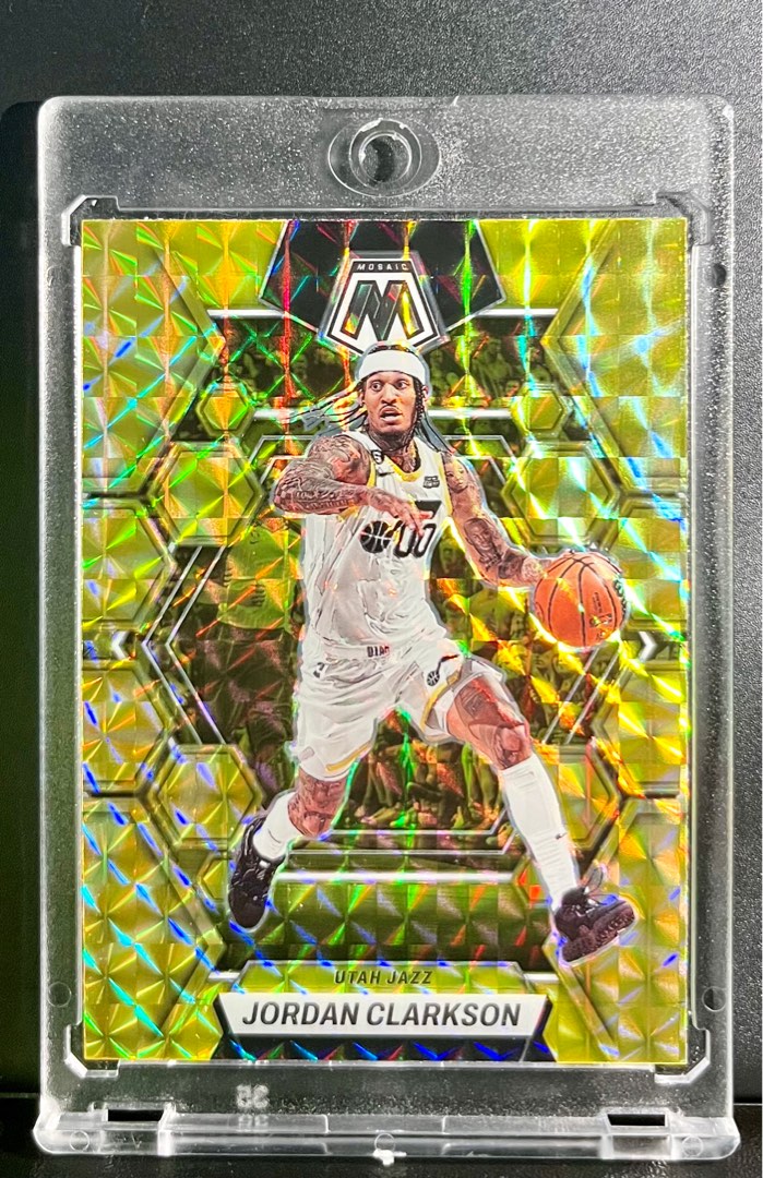 NBA CARD Jordan Clarkson MOSAIC (Yellow), Hobbies & Toys, Toys & Games ...