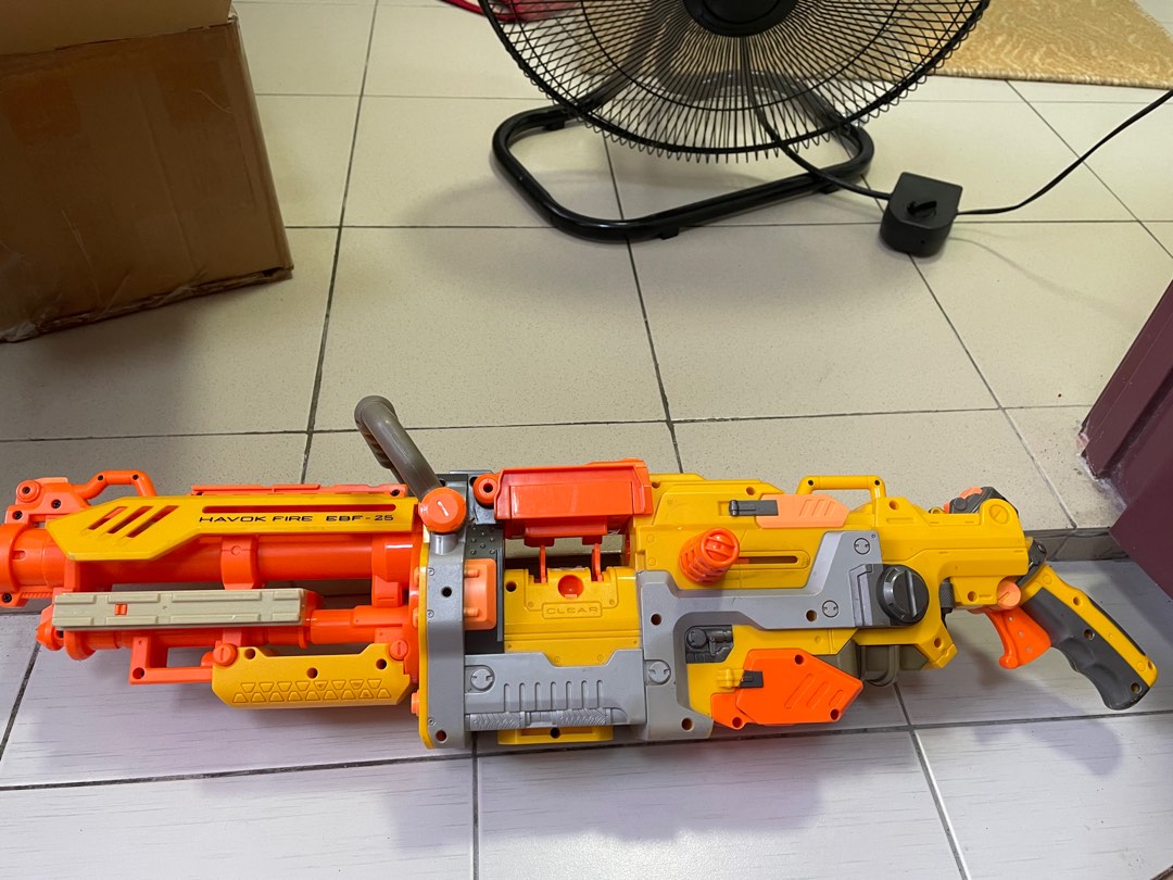 Nerf Vulcan Blaster EBF, Hobbies & Toys, Toys & Games on Carousell