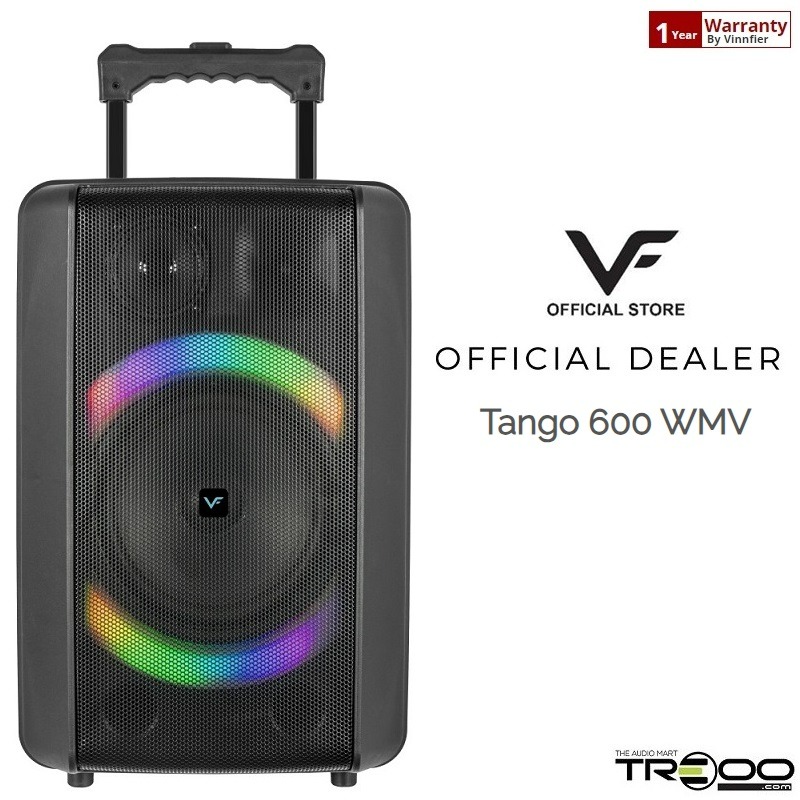 [Official] Vinnfier Tango 600 WMV Wireless Bluetooth Portable Speaker with FM Radio & Dual ...