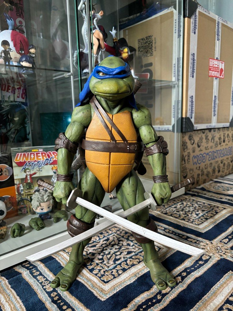 [ORIGINAL] TMNT Leonardo 1/4 NECA, Hobbies & Toys, Toys & Games on ...