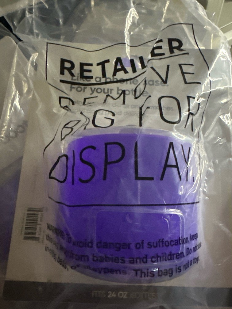 Owala BOOT PURPLE for 24oz FREESIP WATER BOTTLES, Furniture & Home ...