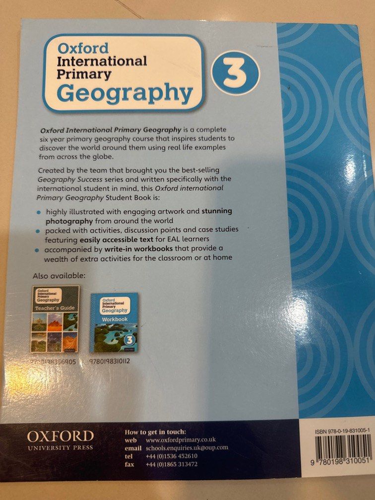 Oxford international primary Geography year 3, Hobbies & Toys, Books ...