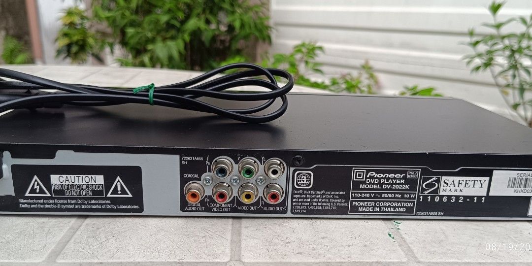 Pioneer DVD Player (defective), TV & Home Appliances, TV ...
