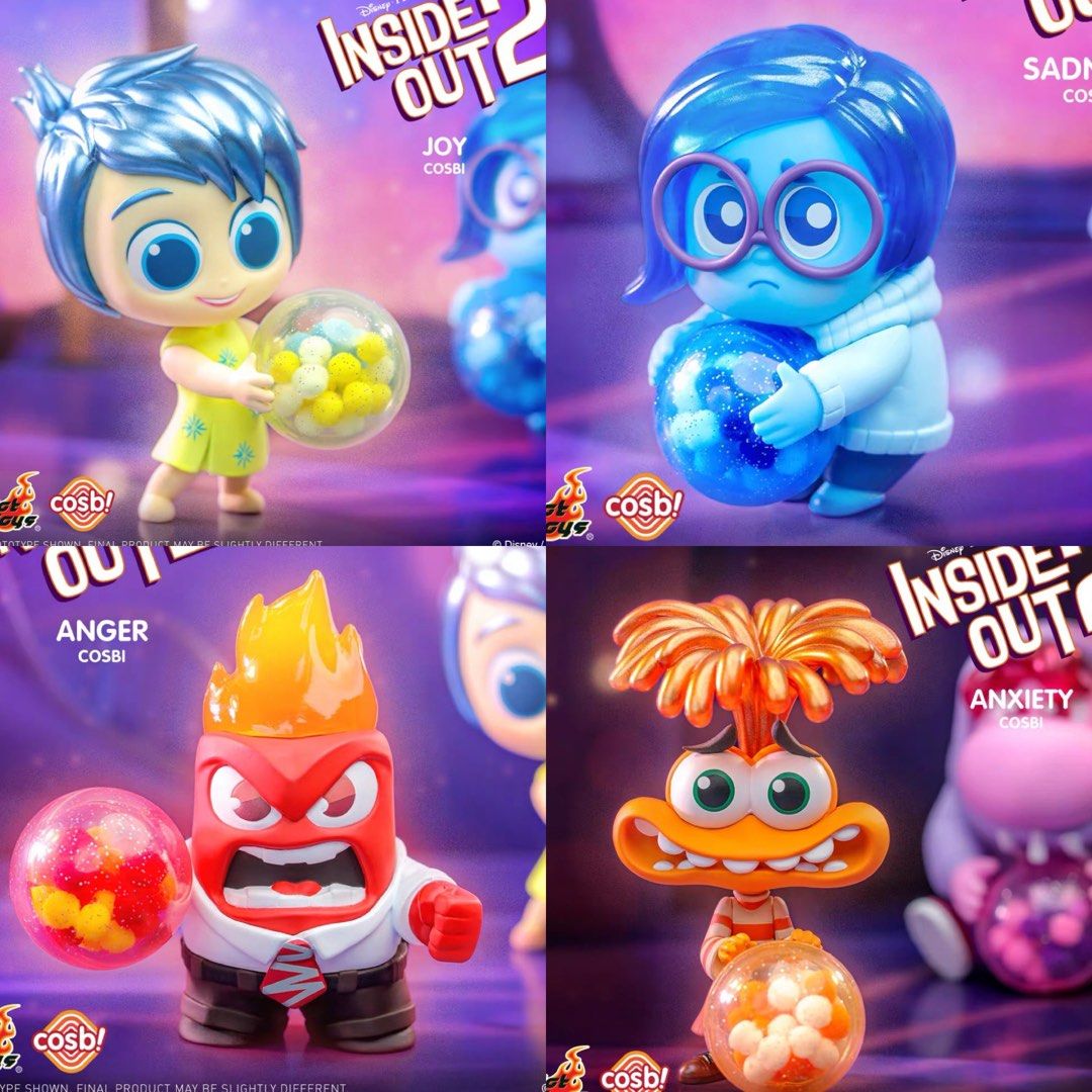 PIXAR DISNEY INSIDE OUT 2 COSBI / FULL SET / CONFIRMED DESIGN/ SINGLE BLIND BOX, Hobbies & Toys ...