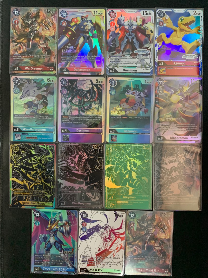 [Pls read Description] Digimon Custom Card | Winner Championship AA ...