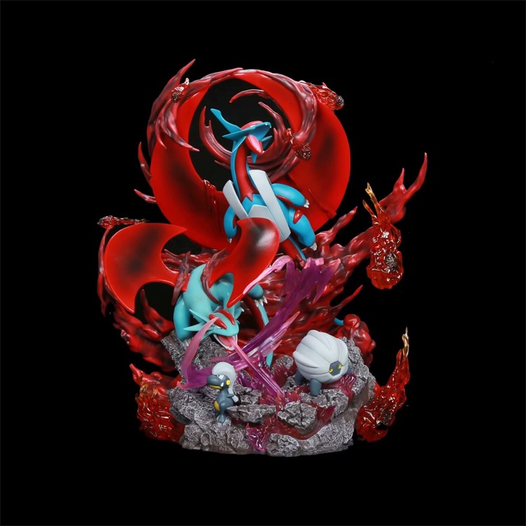 Pokemon Salamence Bagon Shelgon Mega Evolution PVC Figure Statue ...