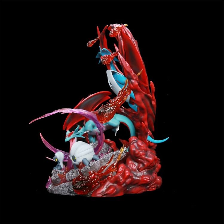 Pokemon Salamence Bagon Shelgon Mega Evolution PVC Figure Statue ...