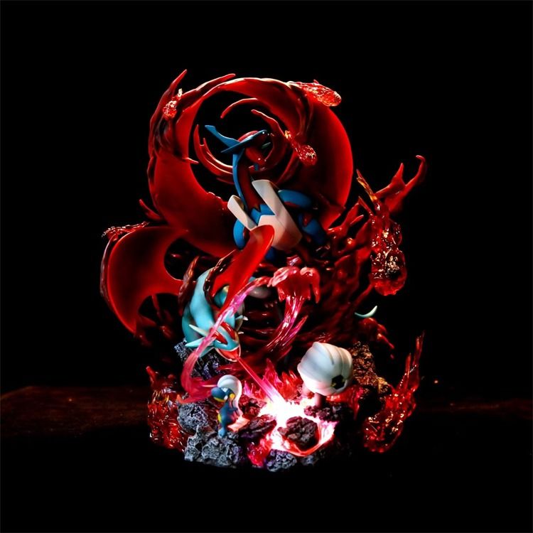 Pokemon Salamence Bagon Shelgon Mega Evolution PVC Figure Statue ...