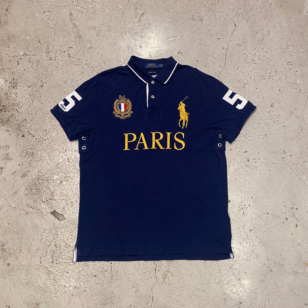 Polo Ralph Lauren Country Paris Polo Shirt, Men's Fashion, Tops & Sets ...