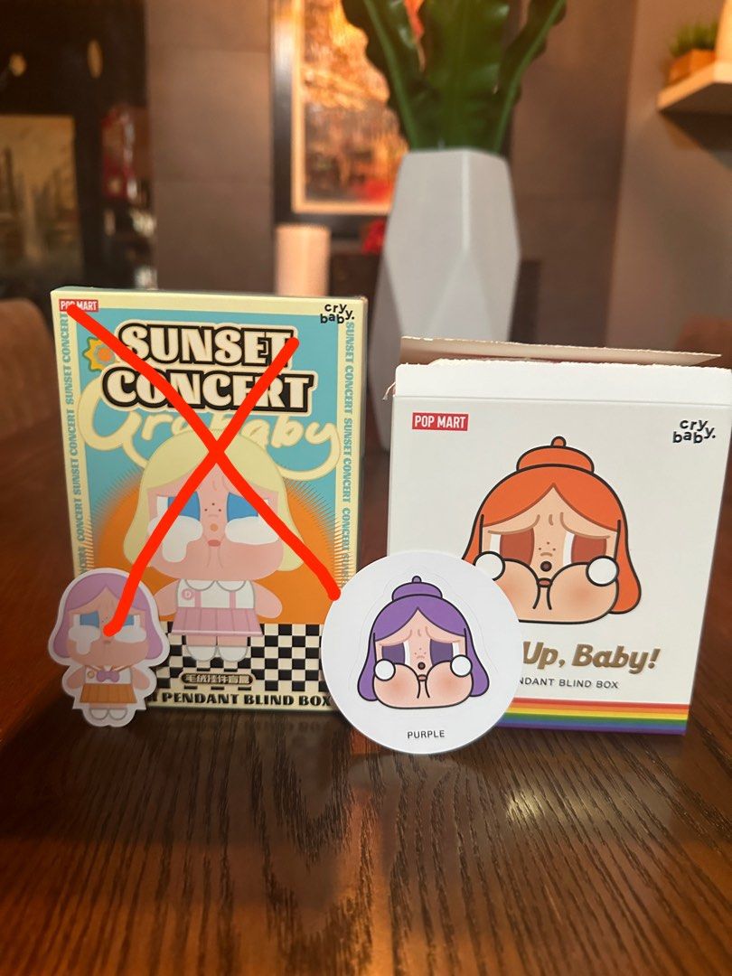 Popmart Crybaby Cheer Up, Hobbies & Toys, Toys & Games on Carousell