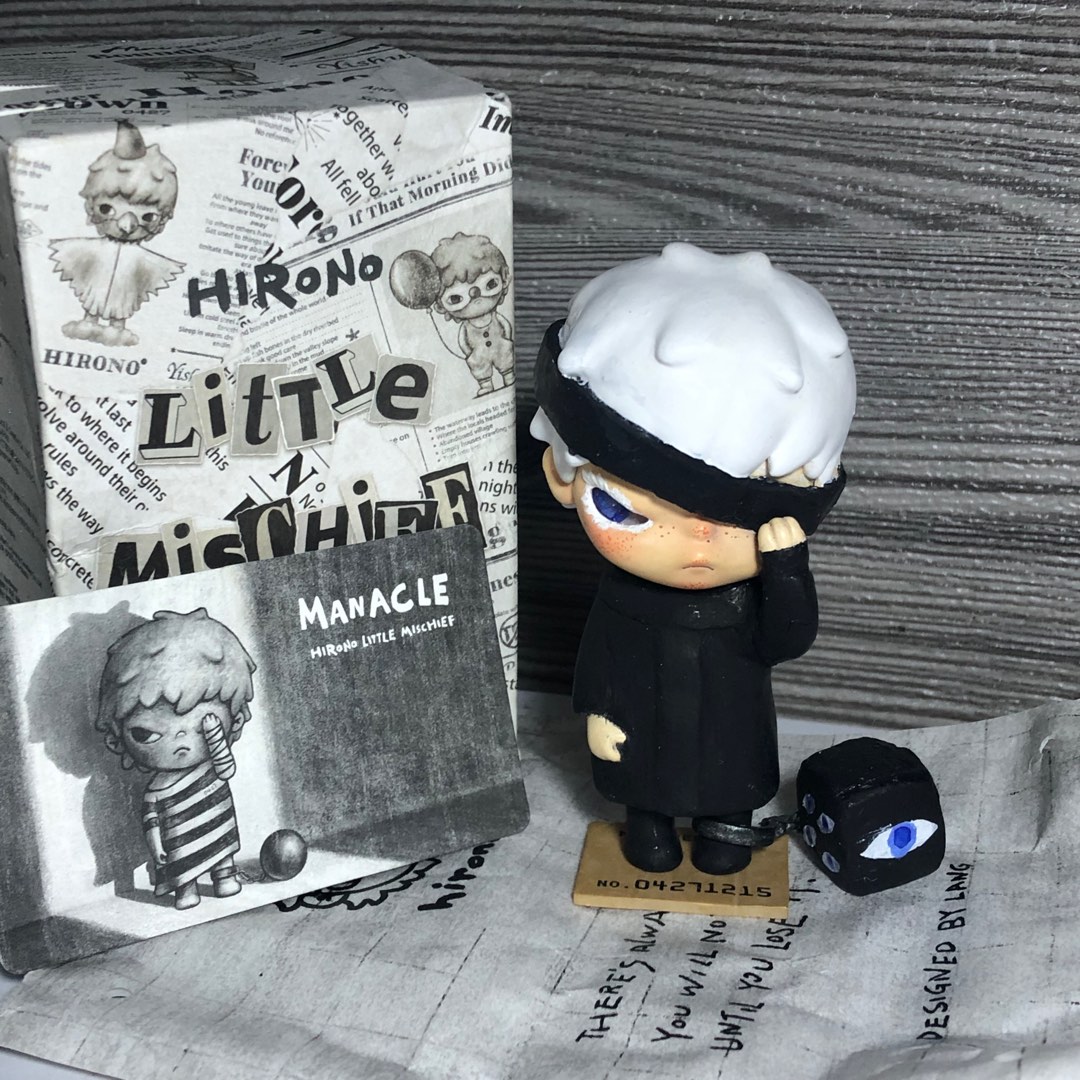popmart custom hirono gojo little mischief, Hobbies & Toys, Toys ...