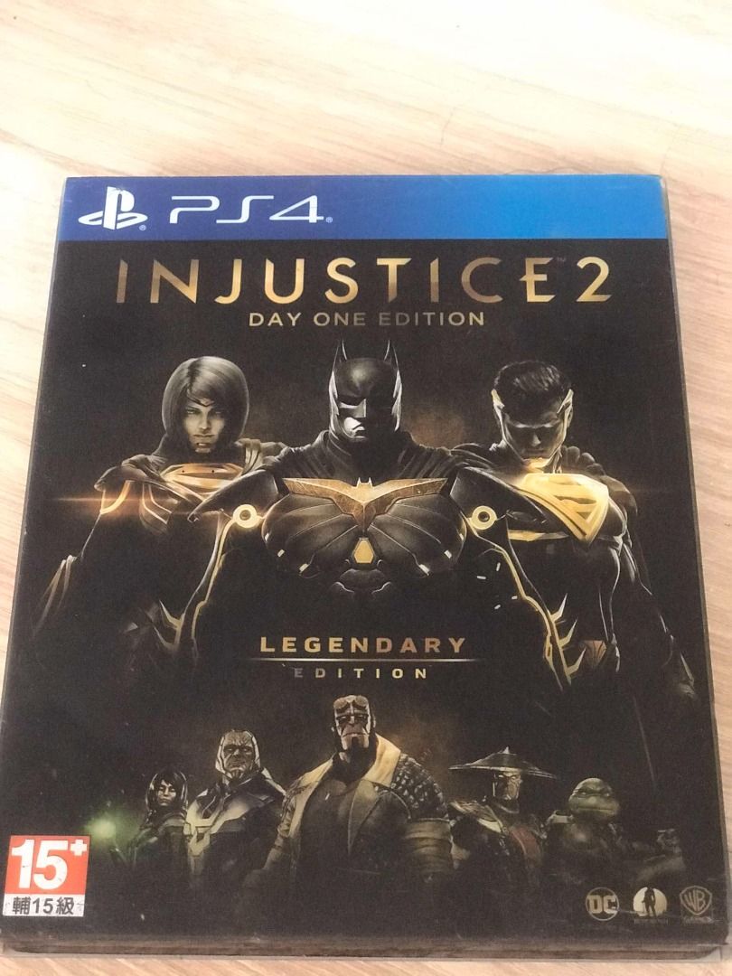 PS4 INJUSTICE 2 Day One Edition Steelbook Edition with Card and DISC ...