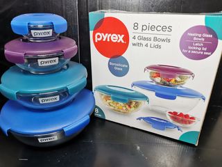 Pyrex Borosilicate Glass Bakeware 2.4L Mixing Bowl, Furniture & Home ...