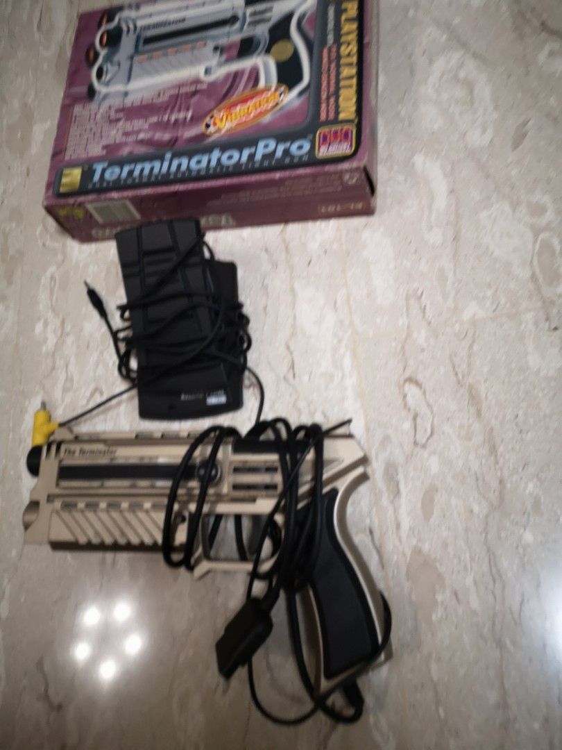 Rare PlayStation TerminatorPro Light Gun, Video Gaming, Video Games ...