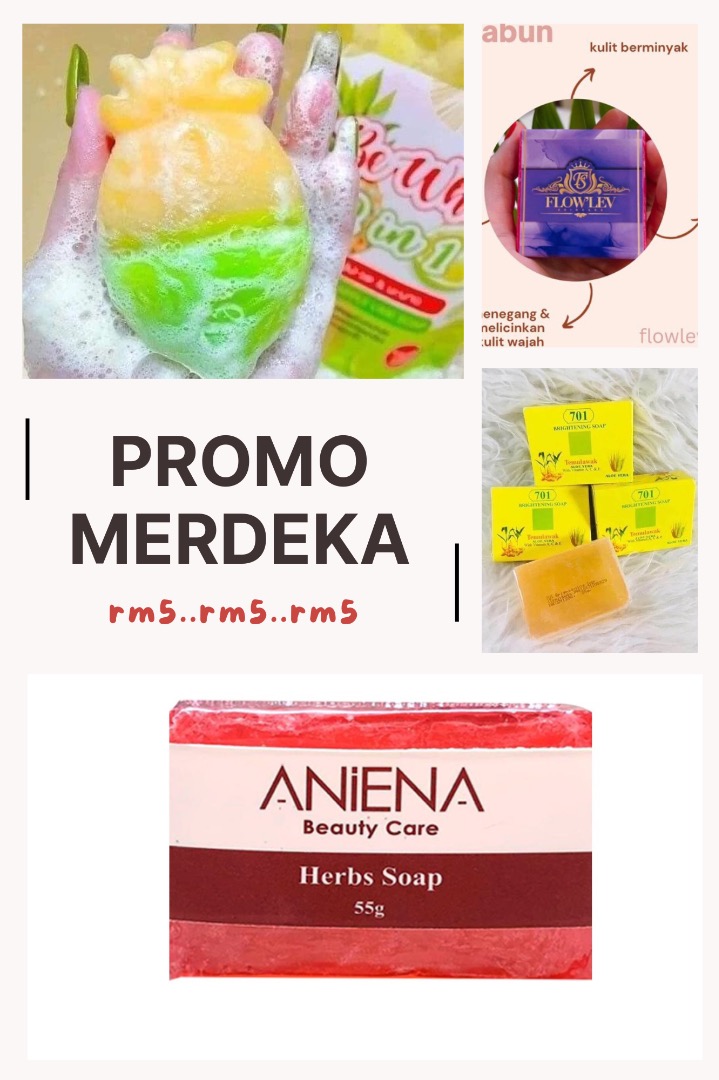 SABUN ANINENA/FLOWLEV/ANIENA/BETHAI, Beauty & Personal Care, Face, Face ...